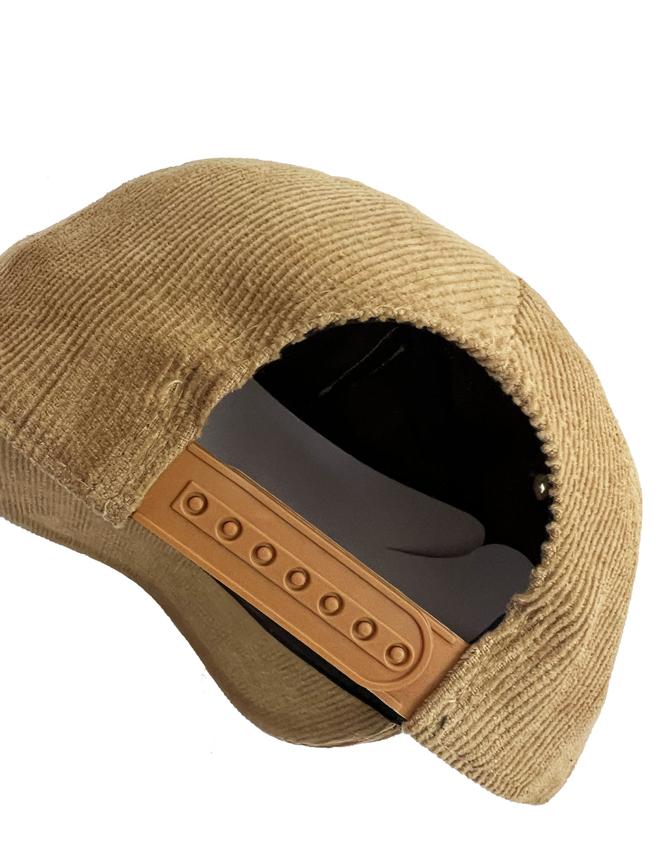 "To Live and Die in LA"Corduroy Snap Back Cap in Beige – Delinquent Bros